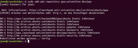 Film Integration Ubuntu Rechner in UCS Domäne einbinden