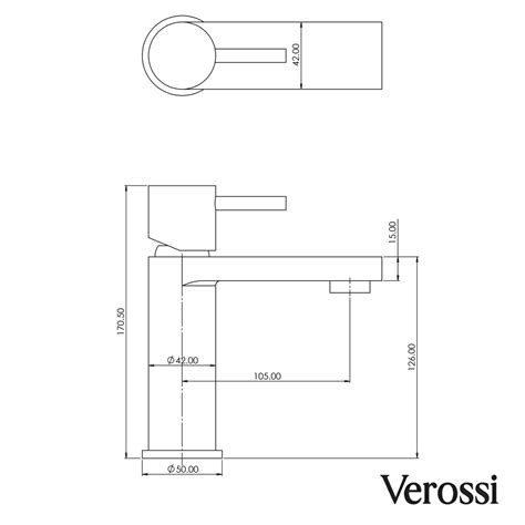 Blake Mono Basin Mixer Brushed Copper House Of Verossi