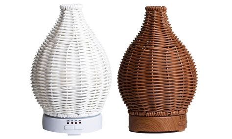 Haven Wicker Style Diffuser With Led Light Groupon
