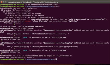 Problem Installing TMVA TMVA ROOT Forum