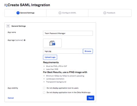 Configuring Saml Authentication For Okta
