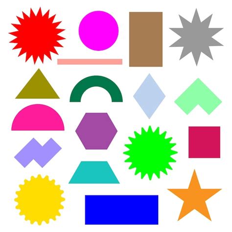 Premium Vector Vectors Of Different Types Of Shapes