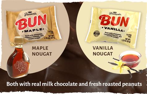 Bun Chocolate Peanuts And Maple Nougat Pearsons Candy