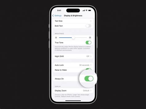 Как выключить Always On Display в Iphone 14 Pro