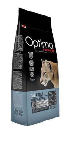 Купить корм для кошек Optima Nova беззерновой корм (оптиманова кролик ...