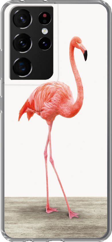 Telefoonhoesje Geschikt Voor Samsung Galaxy S21 Ultra Hoesje Flamingo