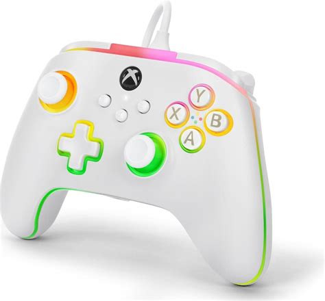 Powera Xb Controller Advantage Wired Lumectra White Pc Xbox One S