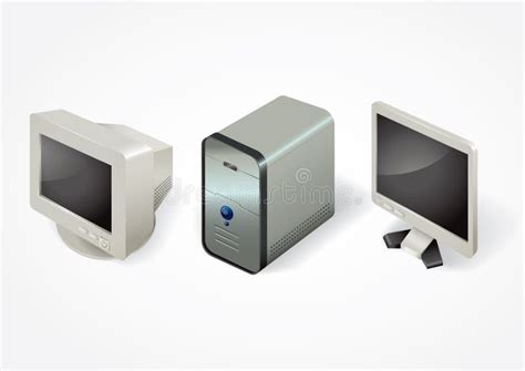 Computer Systems Vector Illustration Decorative Design Stock Vector