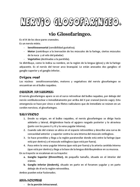 Nervio Glosofaringeo Pdf
