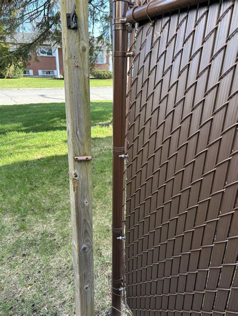 Connecting Chain Link To Neighbours Existing Fence Rfencebuilding
