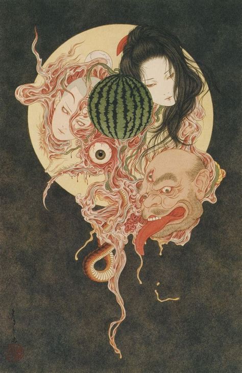 山本タカトtakato Yamamoto Horror Art Japanese Art Modern Japanese Art