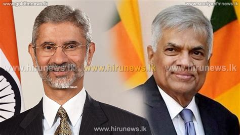 Indian External Affairs Minister Meets President Hiru News Srilanka