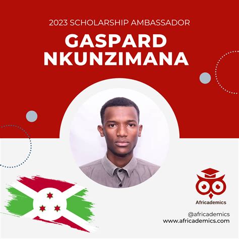 Meet Our Ambassador Gaspard Nkunzimana Africademics