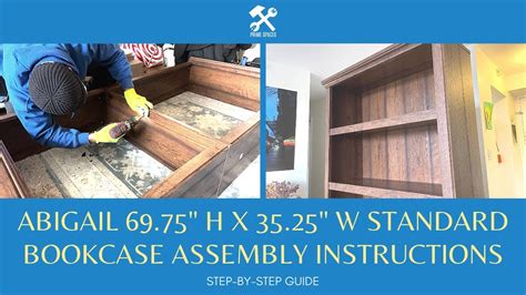 Sauder Select Collection 5 Shelf Bookcase Assembly Instructions Step