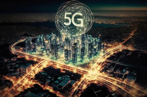 Premium Photo The Rollout And Implementation Of 5g Networks Across