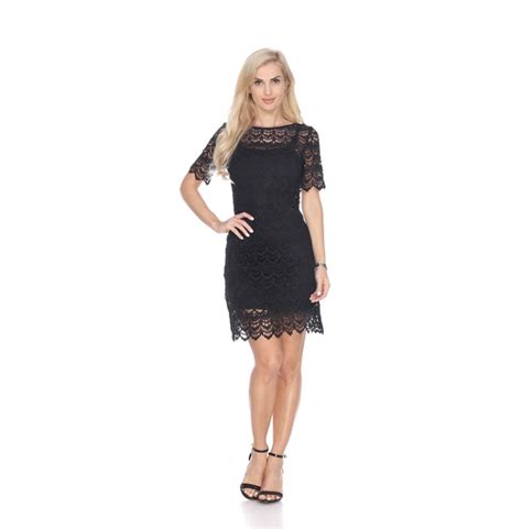 Lace Overlay Short Sleeved Mini Dress White Mark Rebelsmarket