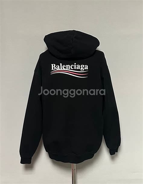 발렌시아가 후드티 티셔츠 민소매 중고나라