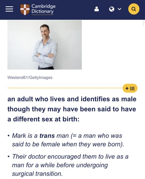 Cambridge Dictionary Updates Gender Definitions Attitude