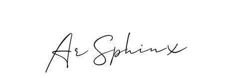 92 Ar Sphinx Name Signature Style Ideas New Online Signature