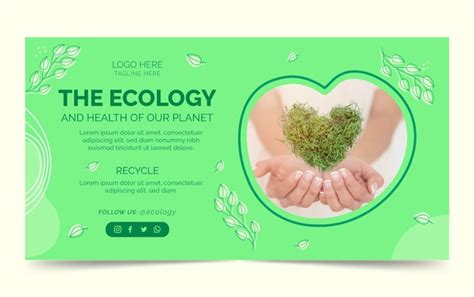 Free Vector Hand Drawn Ecology Design Template