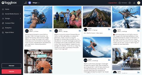 How To Embed Linkedin Feed On Html Website Taggbox Support