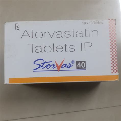 Storvas 40 Tablet At Rs 2399box Bengaluru Id 26178528162