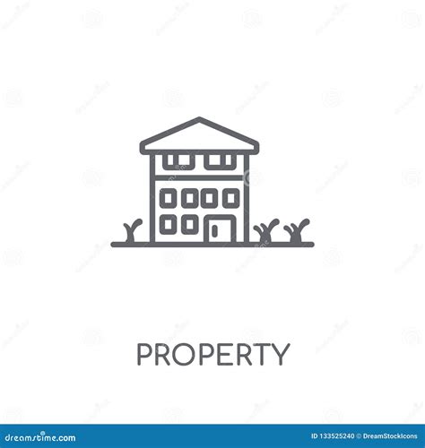 Property Tax Linear Icons Set Assessment Appraisal Deduction
