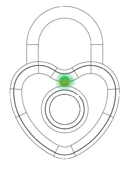 Tcyoatoa Wmg01 Heart Shaped Fingerprint Padlock Instruction Manual