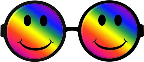Download Rainbow Smiley Face Sunglasses