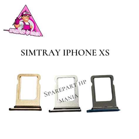 Jual SIMCARD SIMTRAY TEMPAT KARTU SLOT SIM TRAY IPHONE XS Shopee Indonesia