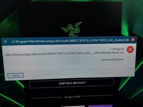 weird error message this pops up every time i open my pc r windowshelp