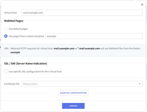 Webmail Service Configuration Axigen Documentation