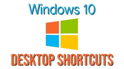How To Create Desktop Shortcuts In Windows 10 Youtube