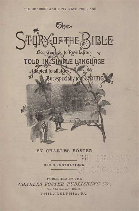 The Story Of The Bible From Genesis To Revelation Library Of Congress