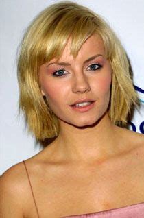 Elisha Cuthbert Shaggy Bob Choppy Bob Hairstyles Short Hair Cuts