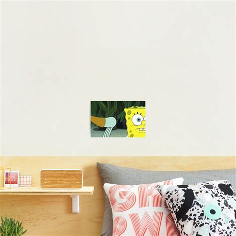 Spongebob Squarepants Squidward Tentacles Butt Meme Photographic