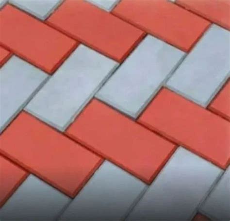 Rectangular Interlocking Cement Paver Block Thickness 60 Mm At ₹ 65