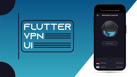 Flutter Ui Vpn Vpn Ui Animation Youtube