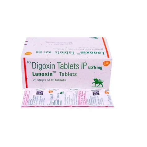 0 25mg Lanoxin Digoxin Tablet At ₹ 14 Strip Digoxin Tablet In Nagpur Id 2855385691348