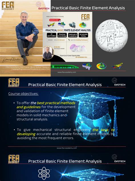 Fea Academy Course On Demand Practical Basic Fea Pdf Finite