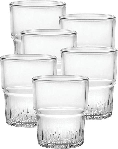 Duralex Stackable Water Glass Set 6 Glasses