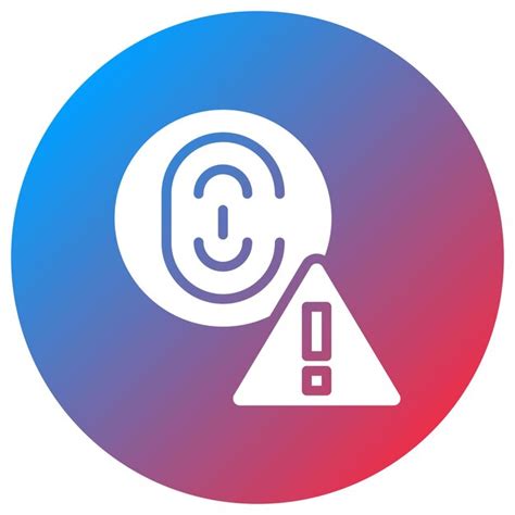Premium Vector Biometric Error Icon Vector Image Can Be Used For Biometrics