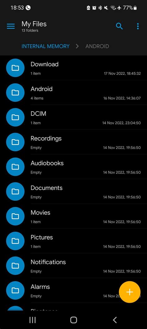 Why Is It Showing 4 Items In Android Folder When There Is Only 3 Files In It Rneatbytes