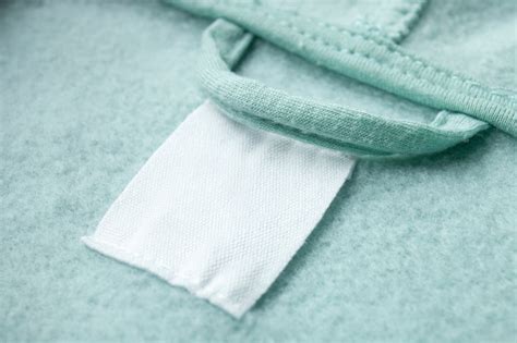 텍스트 장소와 직물 질감에 면 세탁 케어 의류 라벨 빈 라벨 이나 태그와 옷 건조한에 대한 스톡 사진 및 기타 이미지 건조한