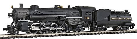 Model Pwr Steam 2 8 2 Mikado W Vanderbilt Tender Chesapeake Ohio
