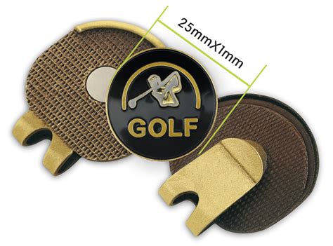 Custom Golf Ball Marker Hat Clips Personalized Golf Accessories