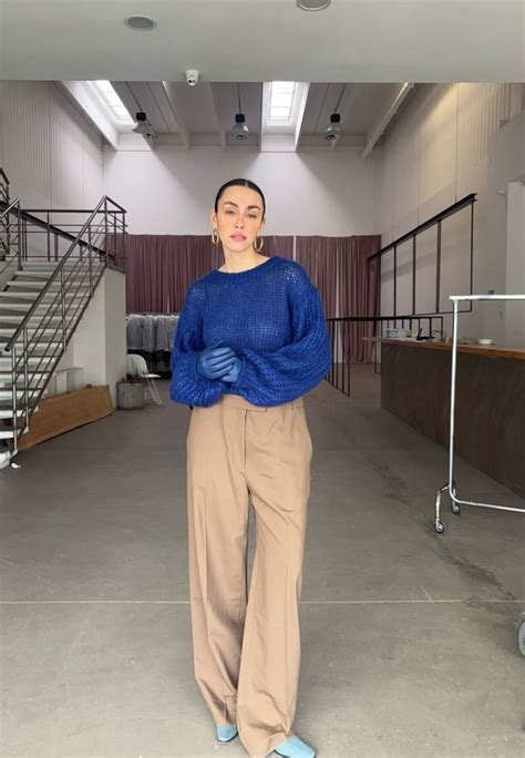 Lolaliza With Drooping Sleeves Trui Electric Blueblauw Zalandobe