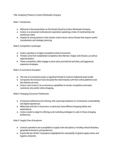 Costco Wholesale Company Pdf Costco E Commerce