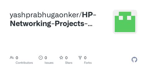 GitHub Yashprabhugaonker HP Networking Projects Cisco Packet Tracer