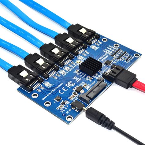 SATA-Riser-Expansion-Card-1-to-5-Port-SATA3-0-Motherboard-6Gbps ...